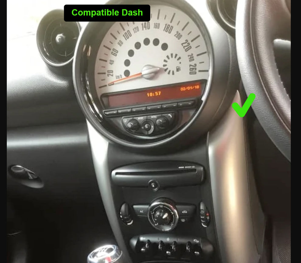 Mini Cooper 2007-2014 R56 9" GPS Bluetooth Wireless Apple CarPlay Andr ...