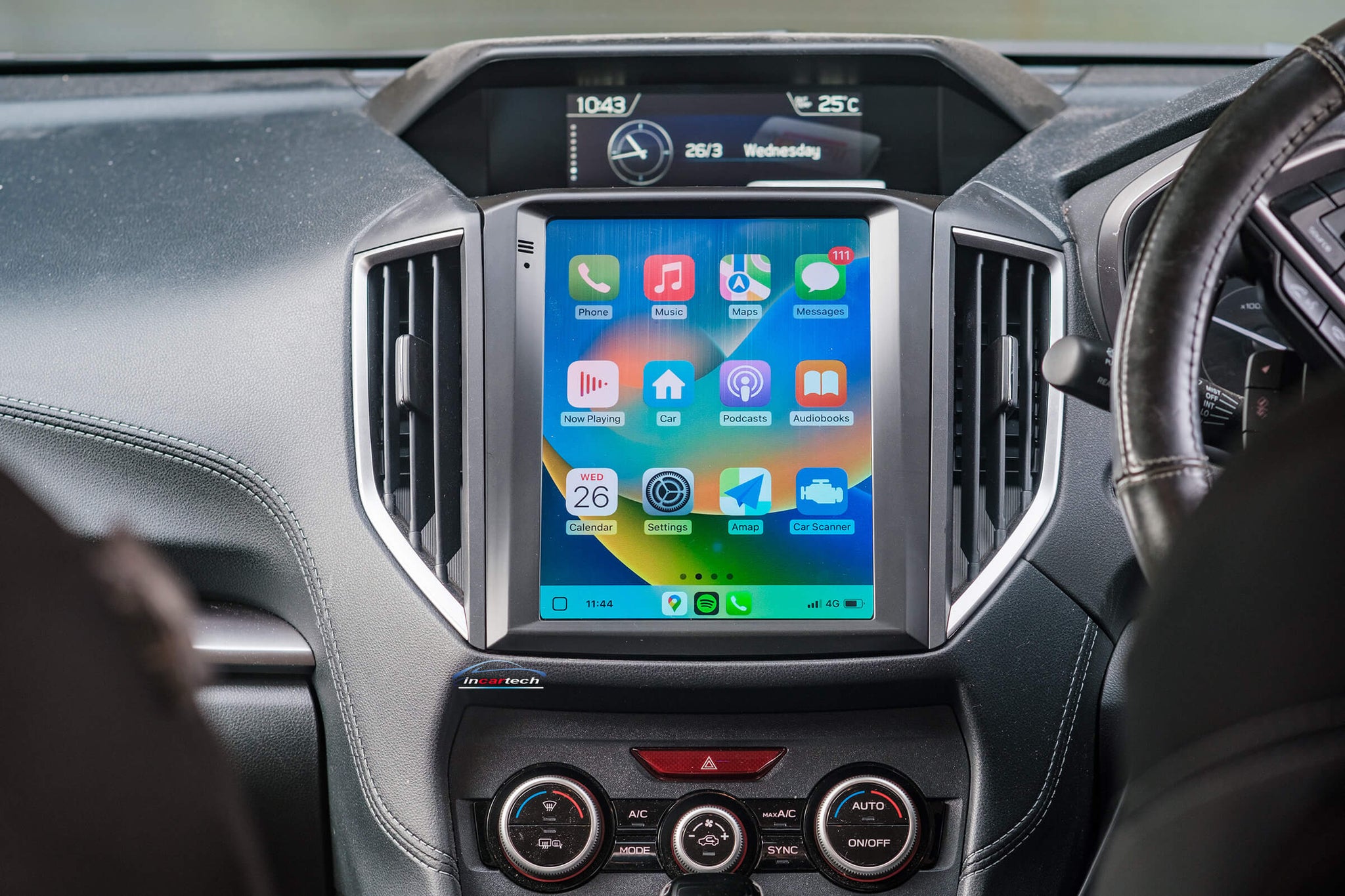 Subaru XV 2017-2024 9.7" Tesla Style Wireless Apple CarPlay Android Au ...