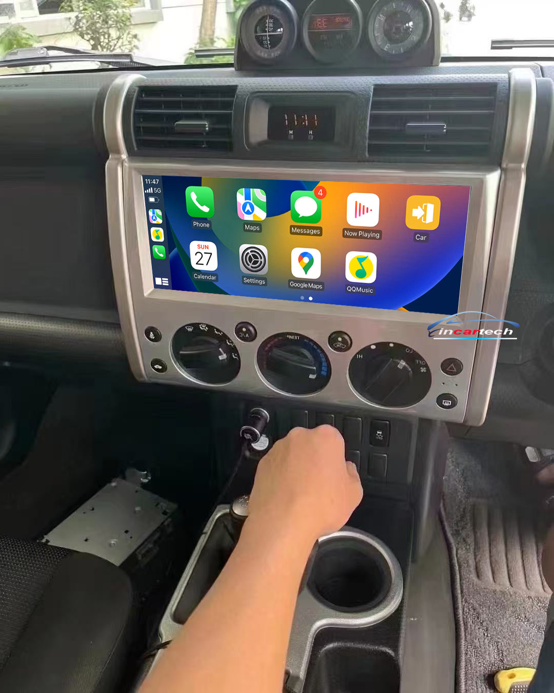 Toyota FJ Cruiser 2007-2015 12.8" infotainment Wireless Apple CarPlay ...