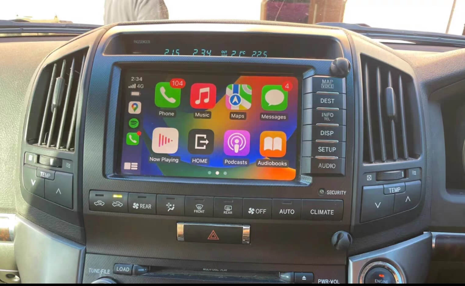 Toyota Land Cruiser LC200 VX & SAHARA Add Wireless CarPlay & Android A ...