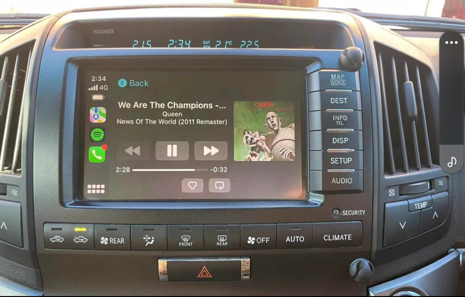 Toyota Land Cruiser LC200 VX & SAHARA Add Wireless CarPlay & Android A ...