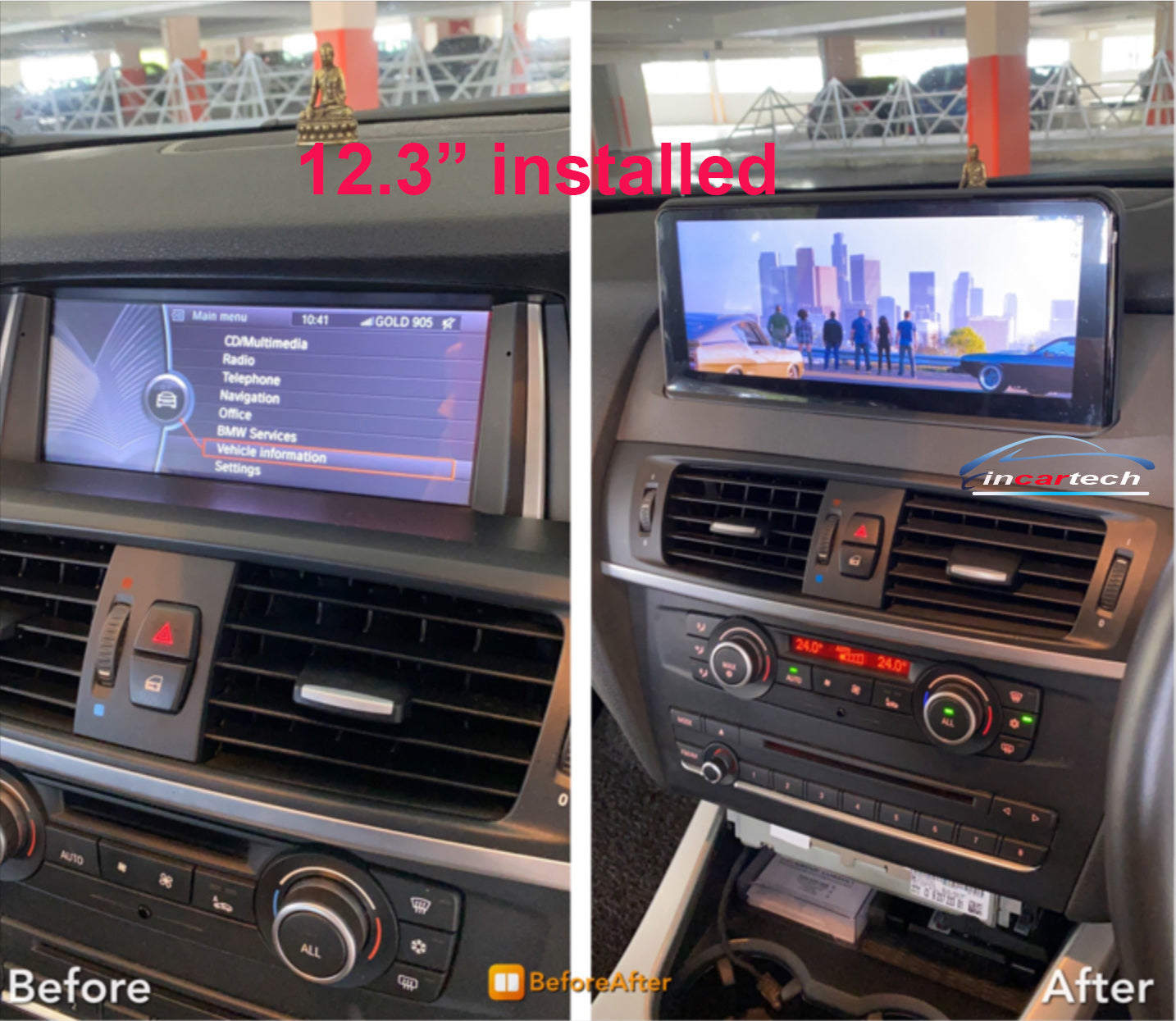BMW x4 2011-2018 (F26) 12.3 inch touchscreen aftermarket screen upgrad ...