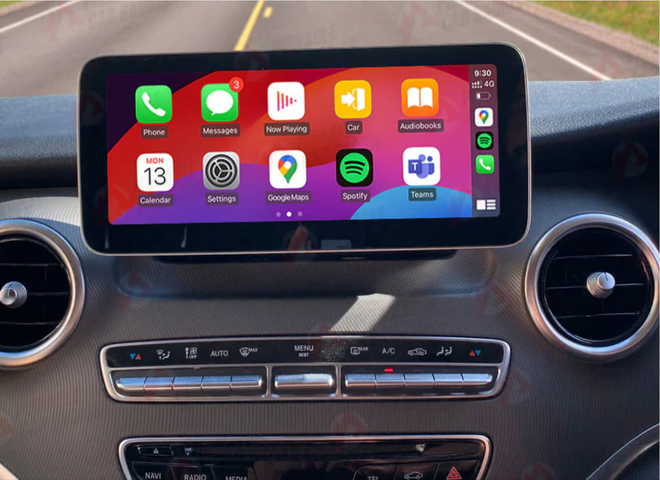 Mercedes Benz V-CLASS 2015-2018 (W477) 12.3 inch touchscreen aftermark ...