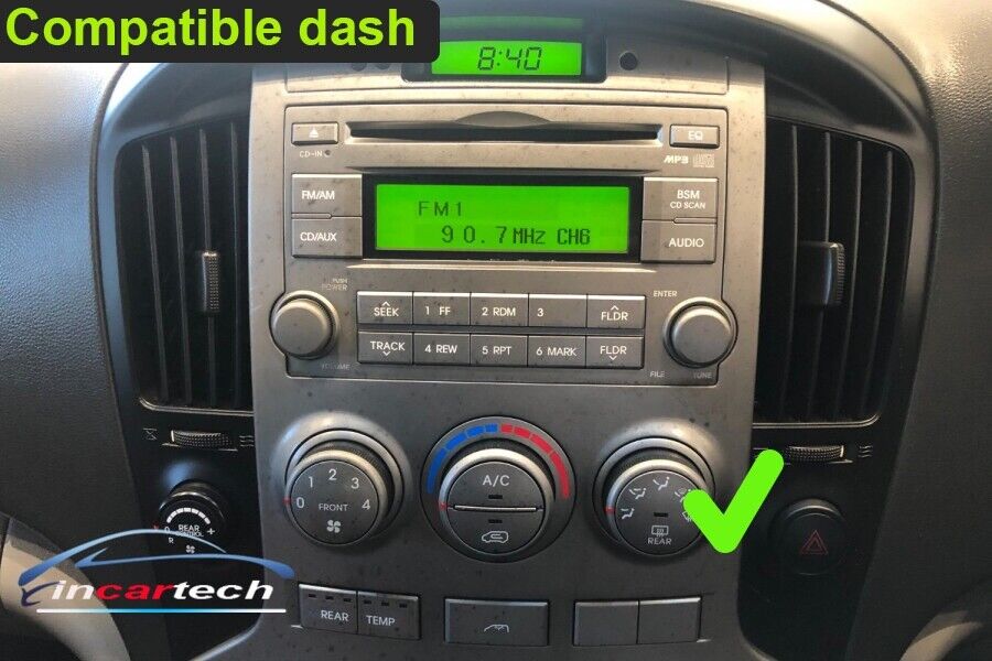 Hyundai iload 2008-2015 GPS BT wireless Apple CarPlay Android Auto USB ...