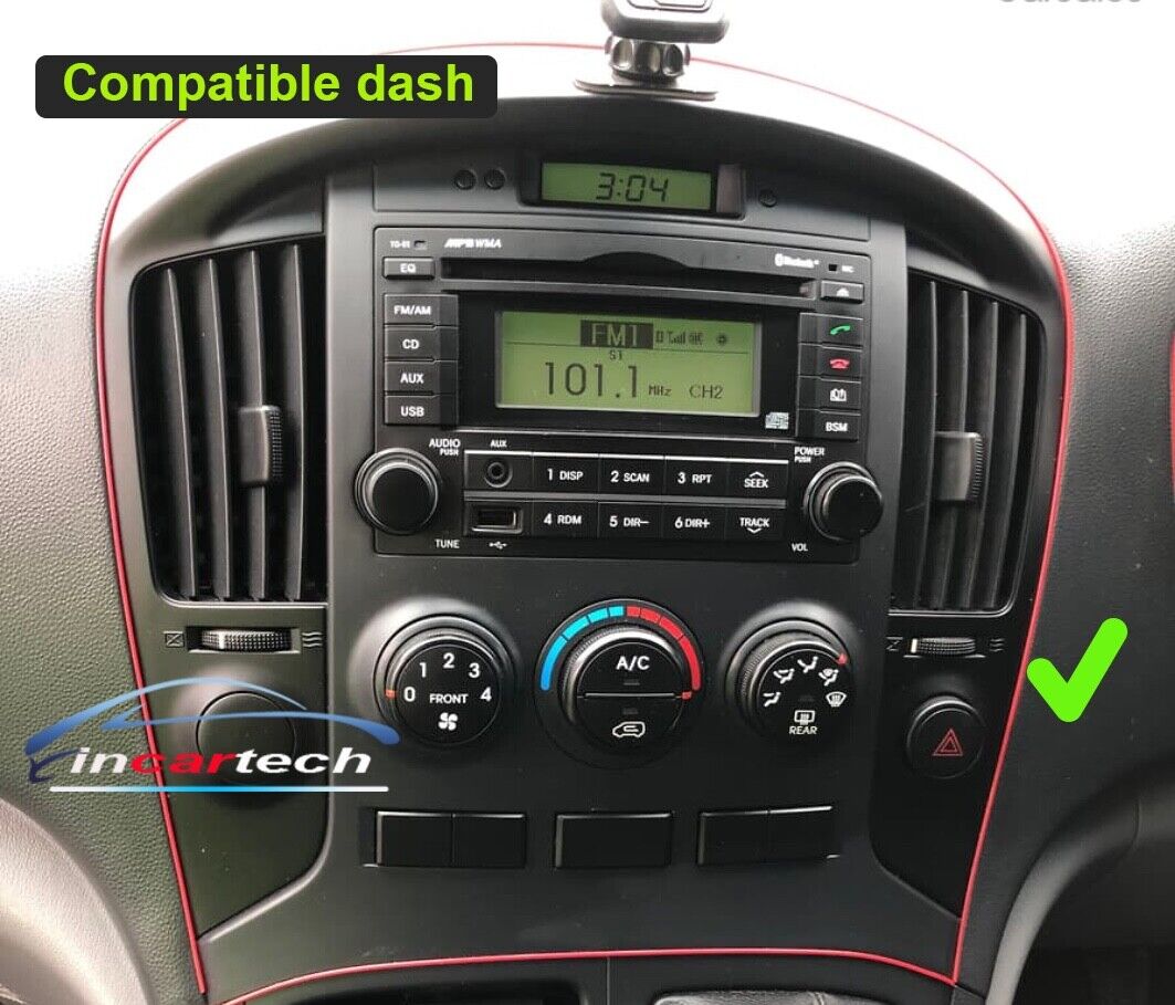 Hyundai iload 08-15 GPS BT wireless Apple CarPlay Android Auto USB Ste ...