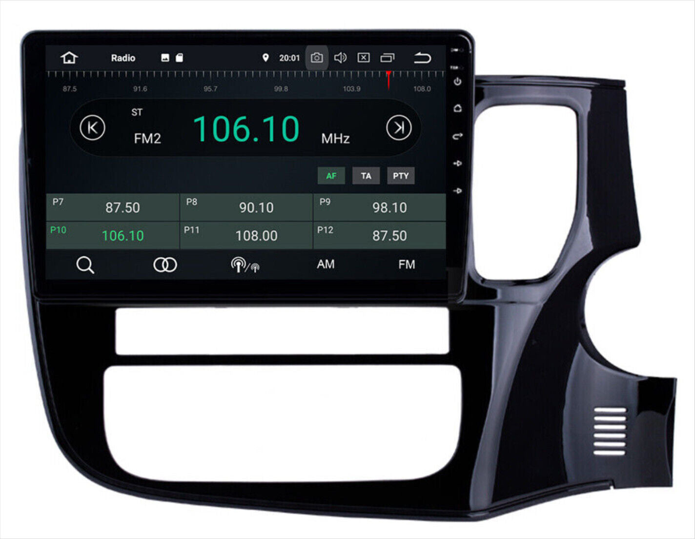 Mitsubishi Outlander 2013-2020 GPS Bluetooth Stereo Wireless Apple Car ...