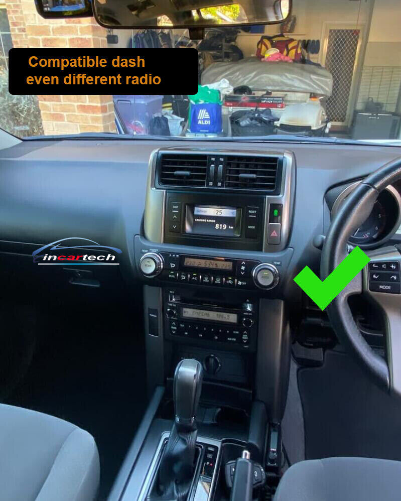 🔥 Fit Toyota Prado 150 09-13 GPS Bluetooth USB Wireless Apple Carplay ...