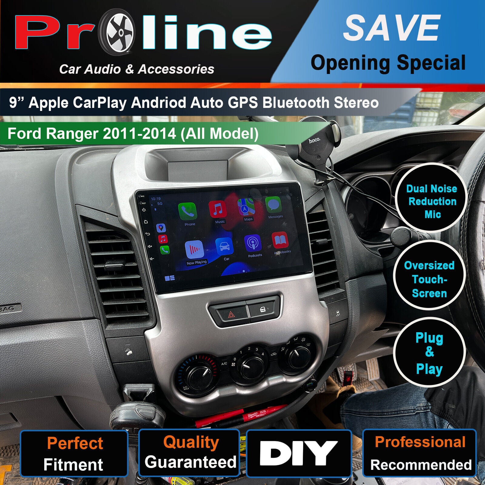 Ford Ranger PX1 Head Unit Upgrade – Incartech