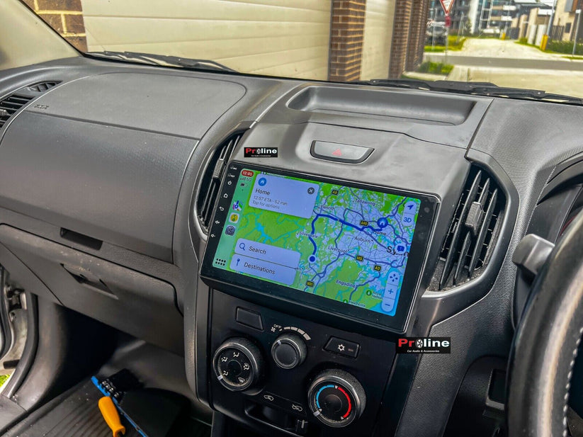 Isuzu Dmax Mux GPS Sat Nav upgrade stereo 9" touchscreen USB Reversing ...