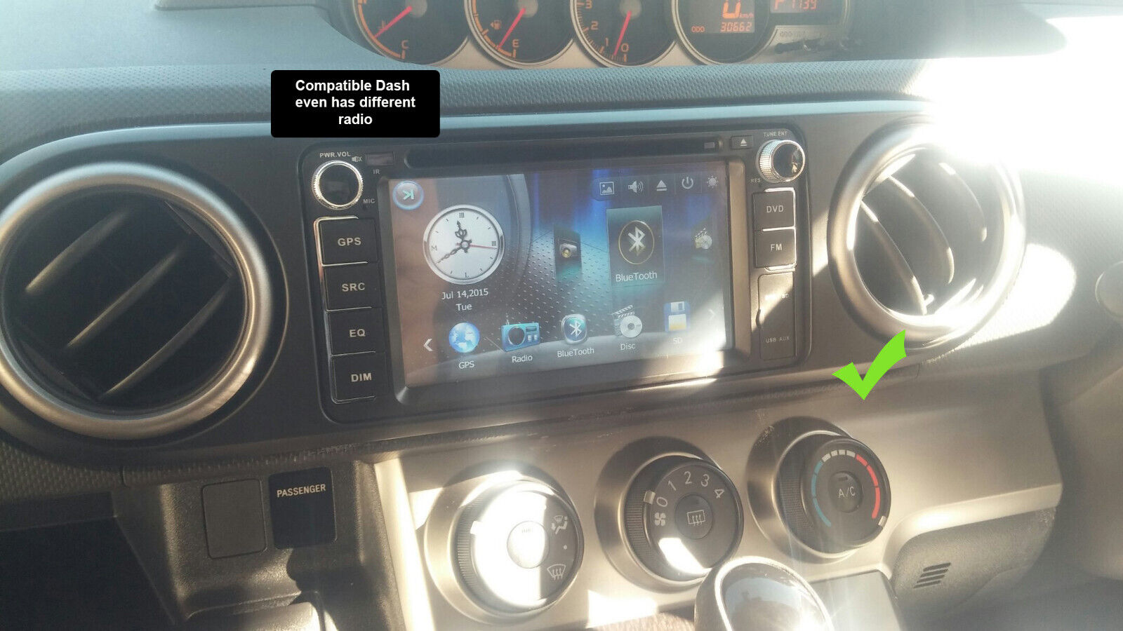 Toyota Rukus 2010-2015 GPS Bluetooth Apple CarPlay Android Auto Stereo ...